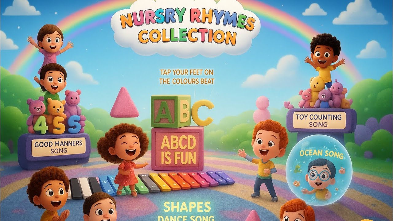 ABC is Fun & More | Ultimate Kids Jukebox with Colours, Shapes, Jungle ...