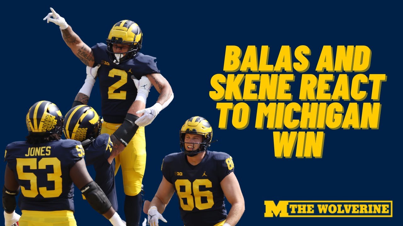 Michigan vs. UConn Reaction | J.J. McCarthy | Chris Balas & Doug Skene ...