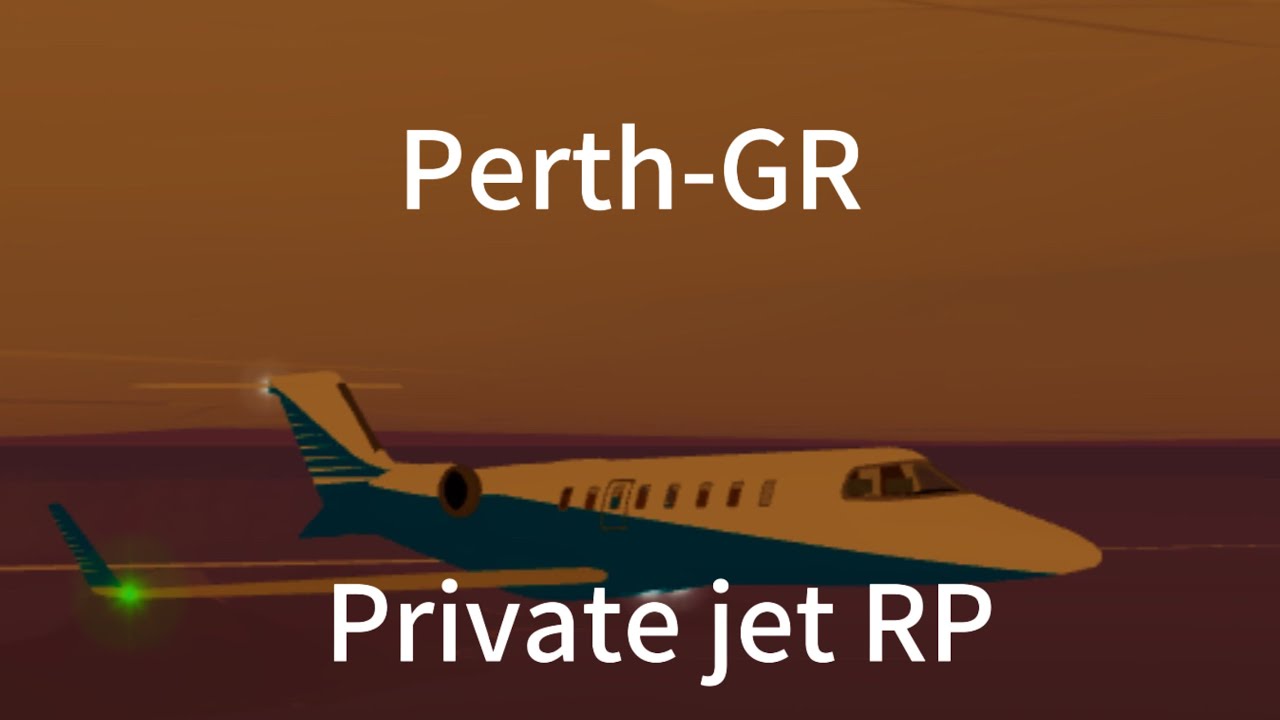 PTFS Perth-GR - private jet RP - YouTube