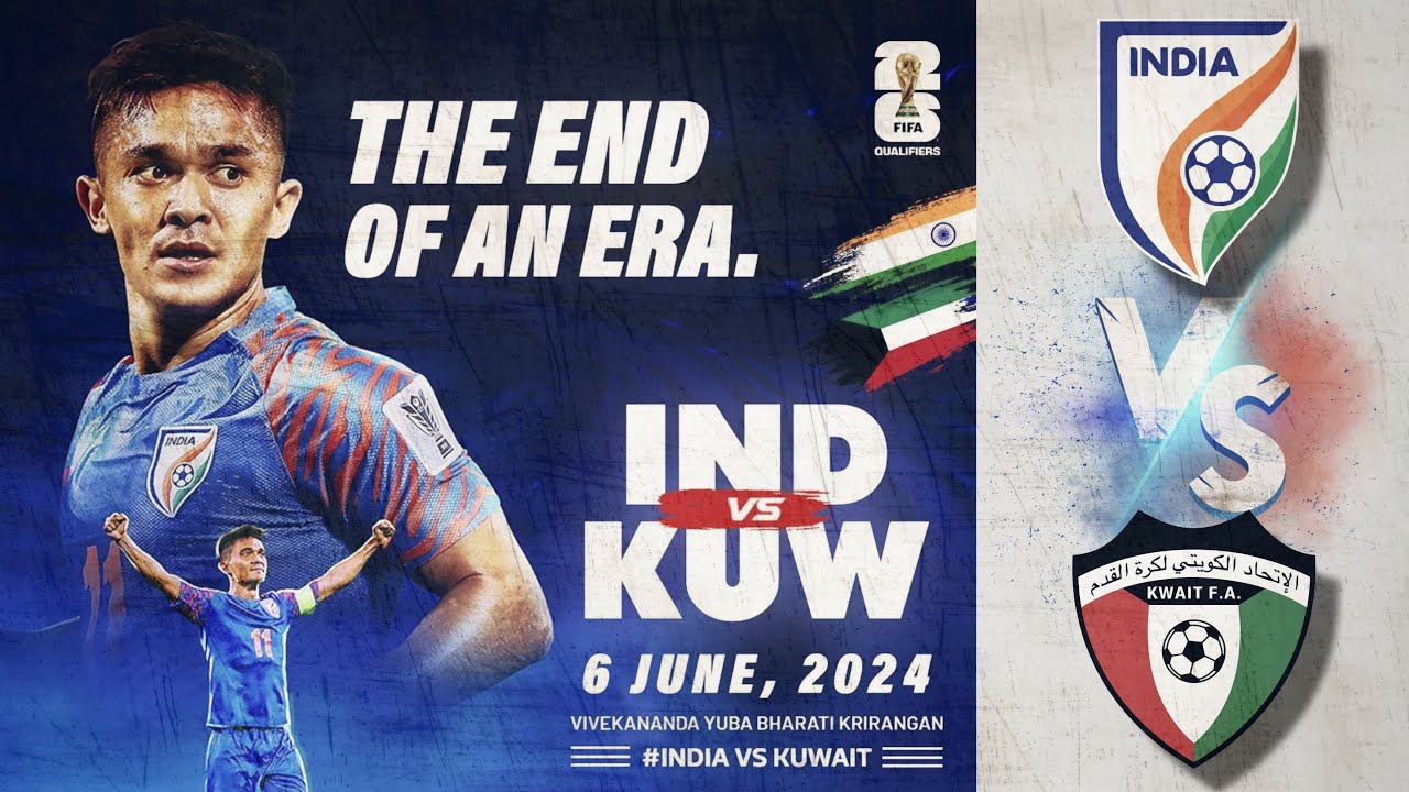 India vs Kuwait; Chhetri's Last Match | Blue 11 Hub - YouTube