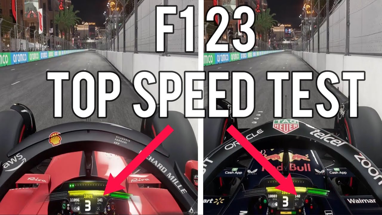 F1 23 | TESTING THE TOP SPEED OF EVERY CAR! | TOP SPEED TEST (KPH ...