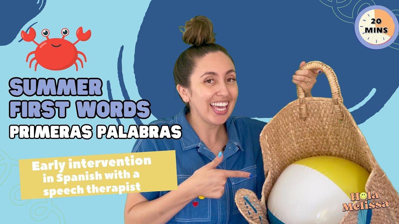 Spanish only | First words for the summer, Beach Song, and Story Time ...