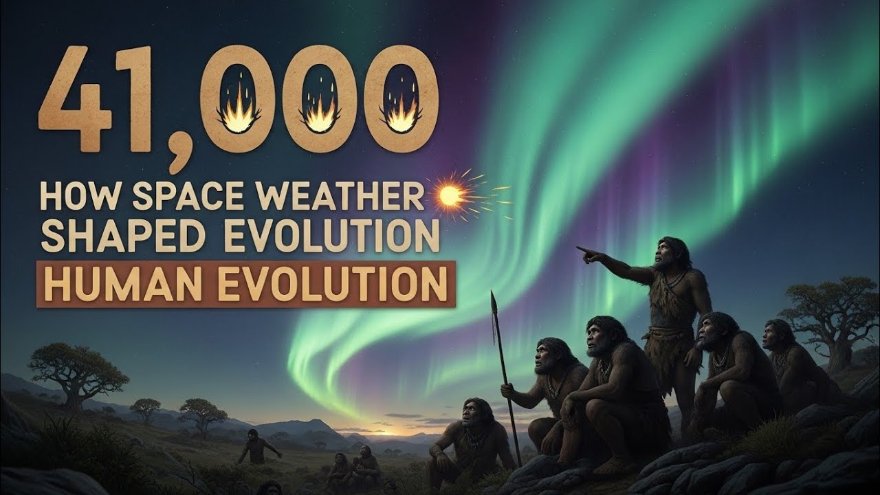 How Space Weather Shaped Human Evolution 41,000 Years Ago! - YouTube