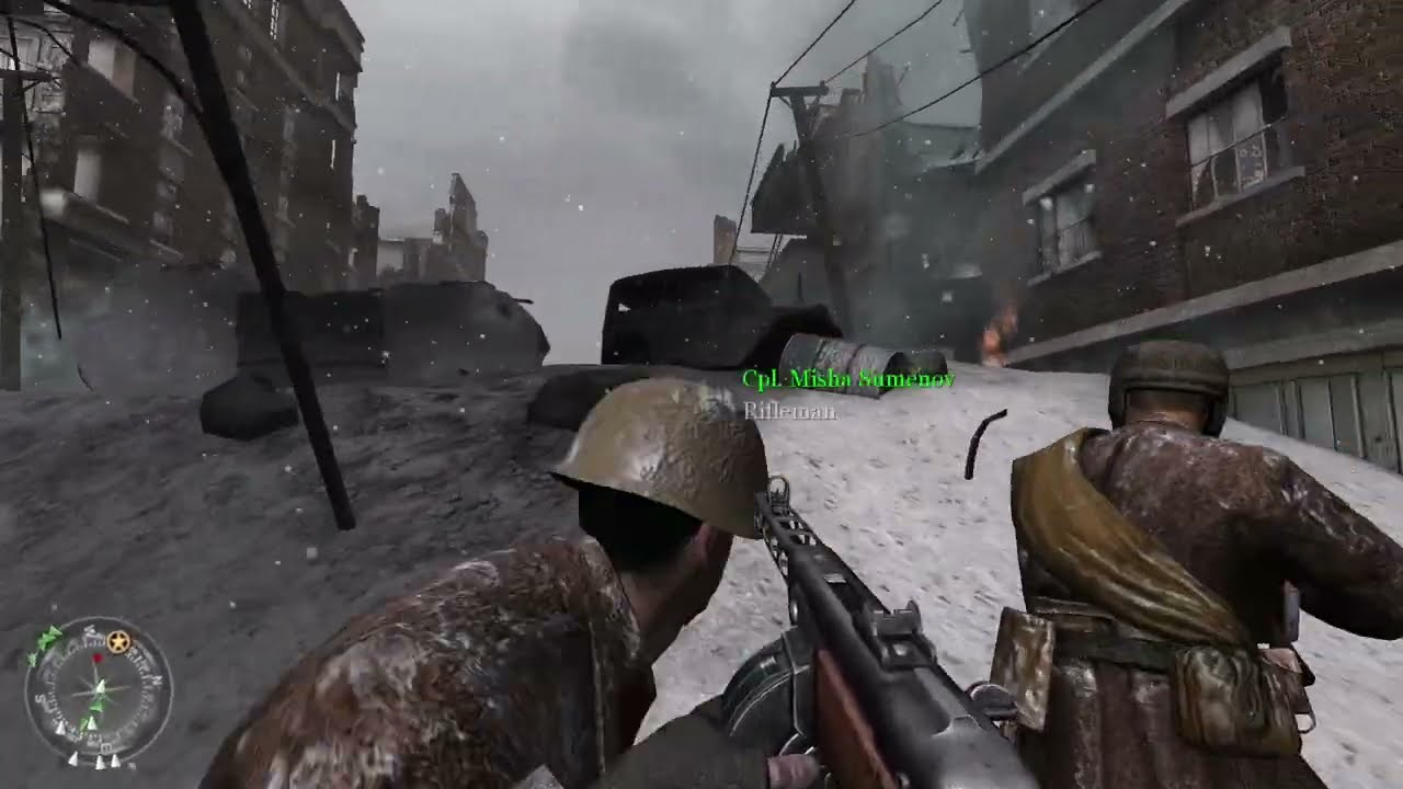 Call of Duty 2 Campaign Walkthrough - Part 5: Stalingrad City Hall ...