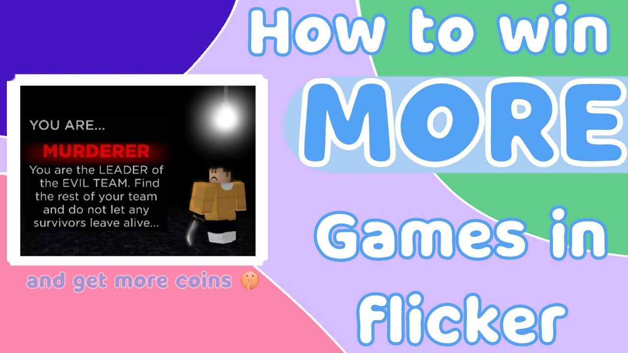 How to win MORE games in Roblox Flicker! - YouTube