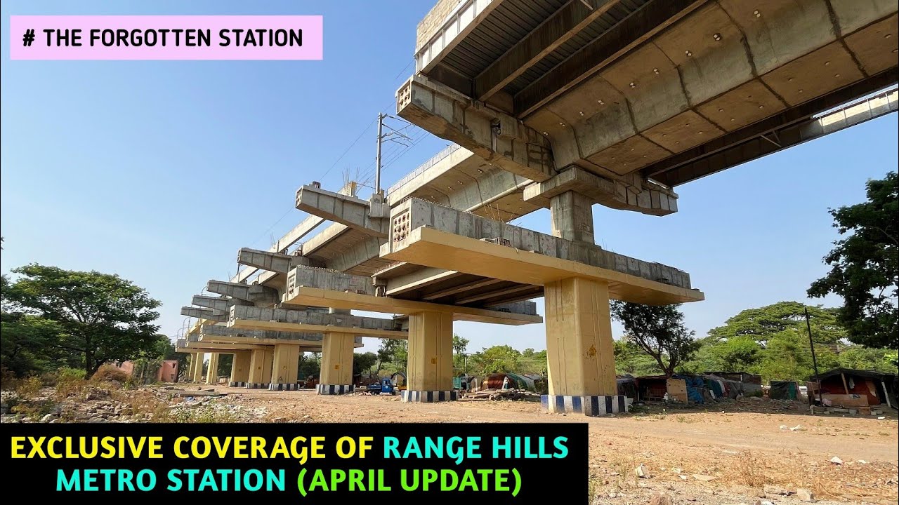 Pune Metro Vlog 323 - Exclusive Coverage of Range Hills Metro Station ...