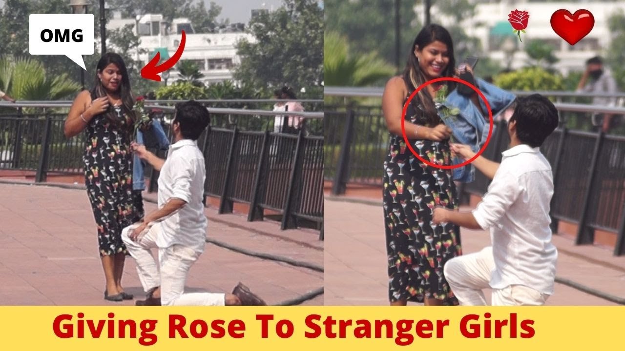 GIVING ROSE To STRANGERS || The Frank Prank - YouTube