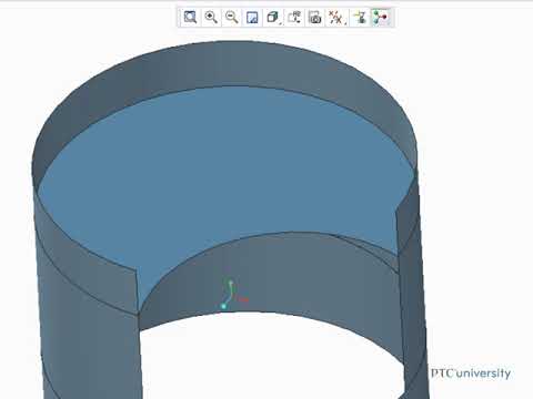 Tutorial Creating Fill Surfaces - Creo - YouTube