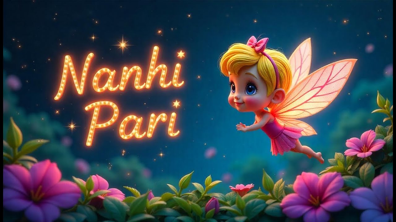 "Nanhi Pari" 🧚🏻Hindi Nursery Rhyme For Kids about a little fairy ...