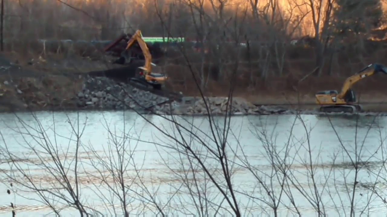 Update on Coxton Bridge demolition, 11-29-17 - YouTube