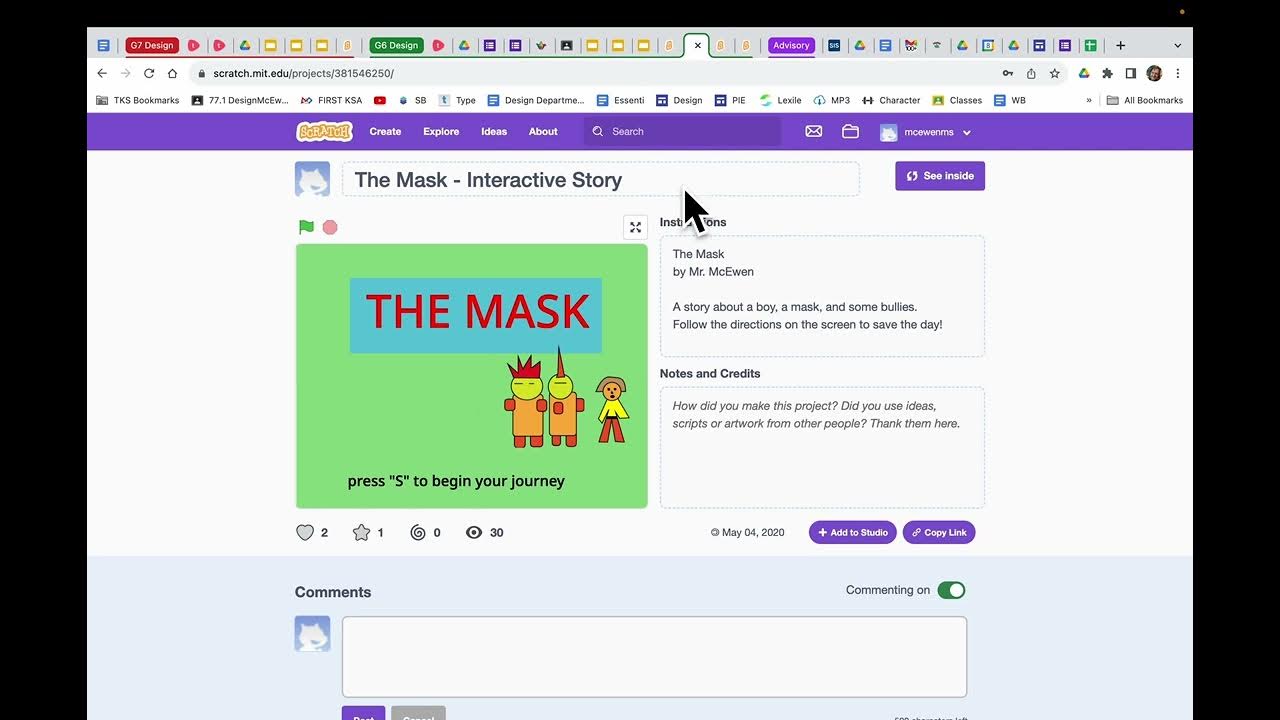 Scratch - adding form to the padlet - YouTube