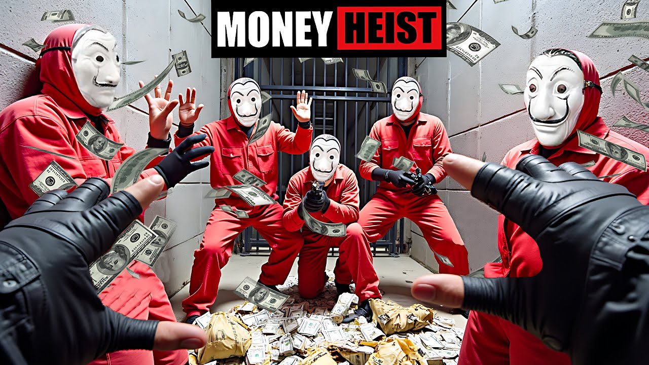 PARKOUR VS MONEY HEIST! 6 | No ESCAPE for POLICE, BAD GUYS have them ...