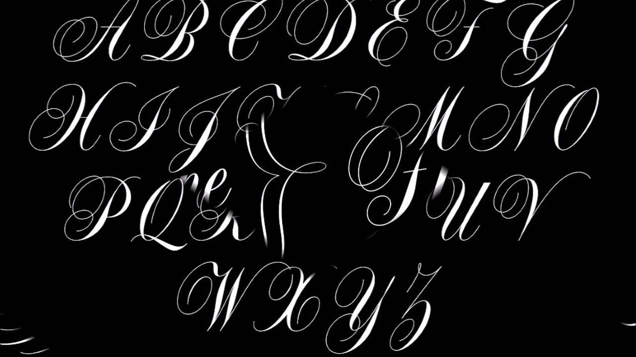 Dolcetto font video - YouTube