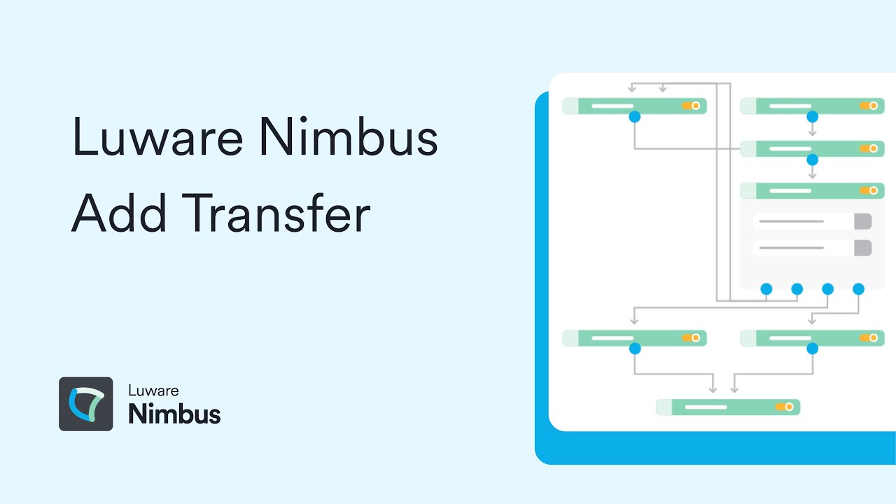 Luware Nimbus: Add Transfer - YouTube