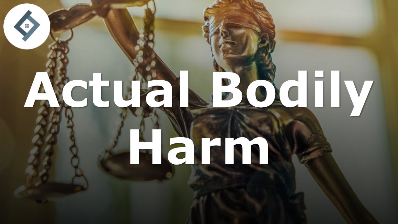 Actual Bodily Harm | Criminal Law - YouTube