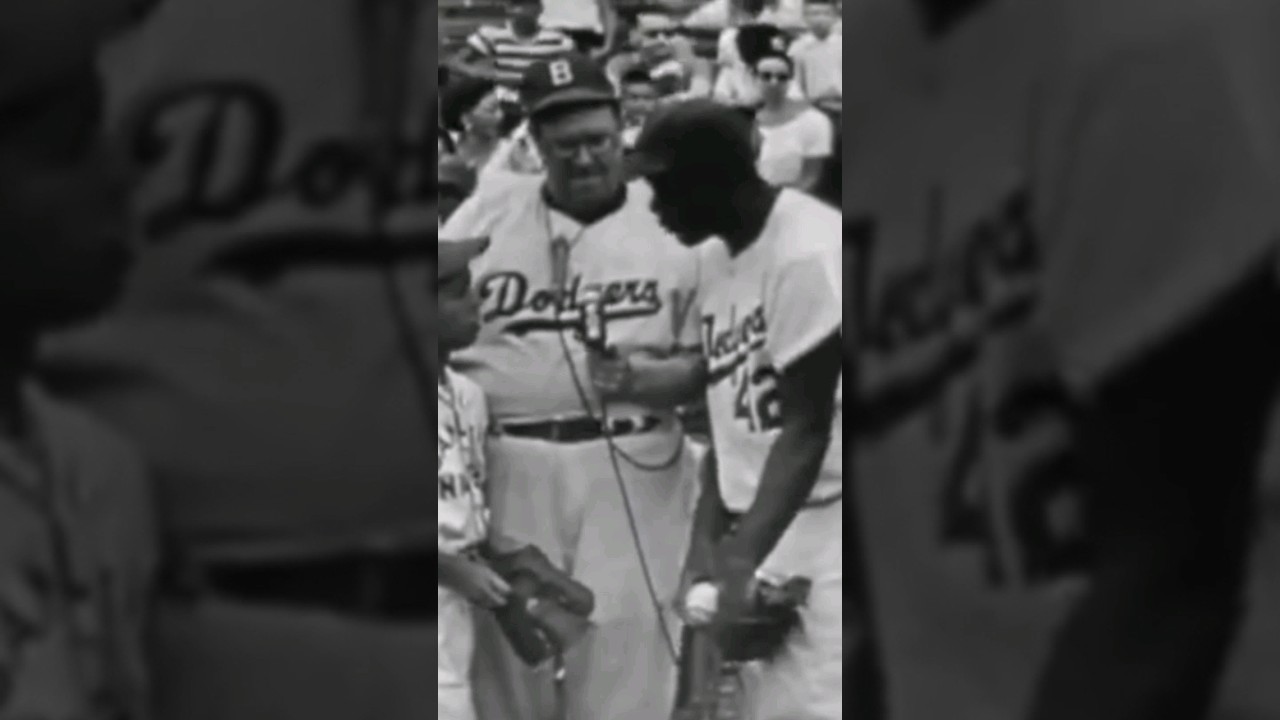Jackie Robinson Coaches Up Little Leaguers at Ebbets Field - "Happy ...
