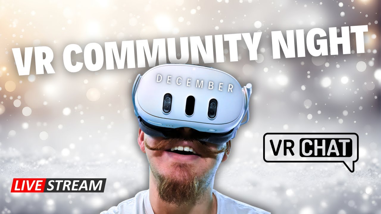 December VR Community Night in VRChat! - YouTube