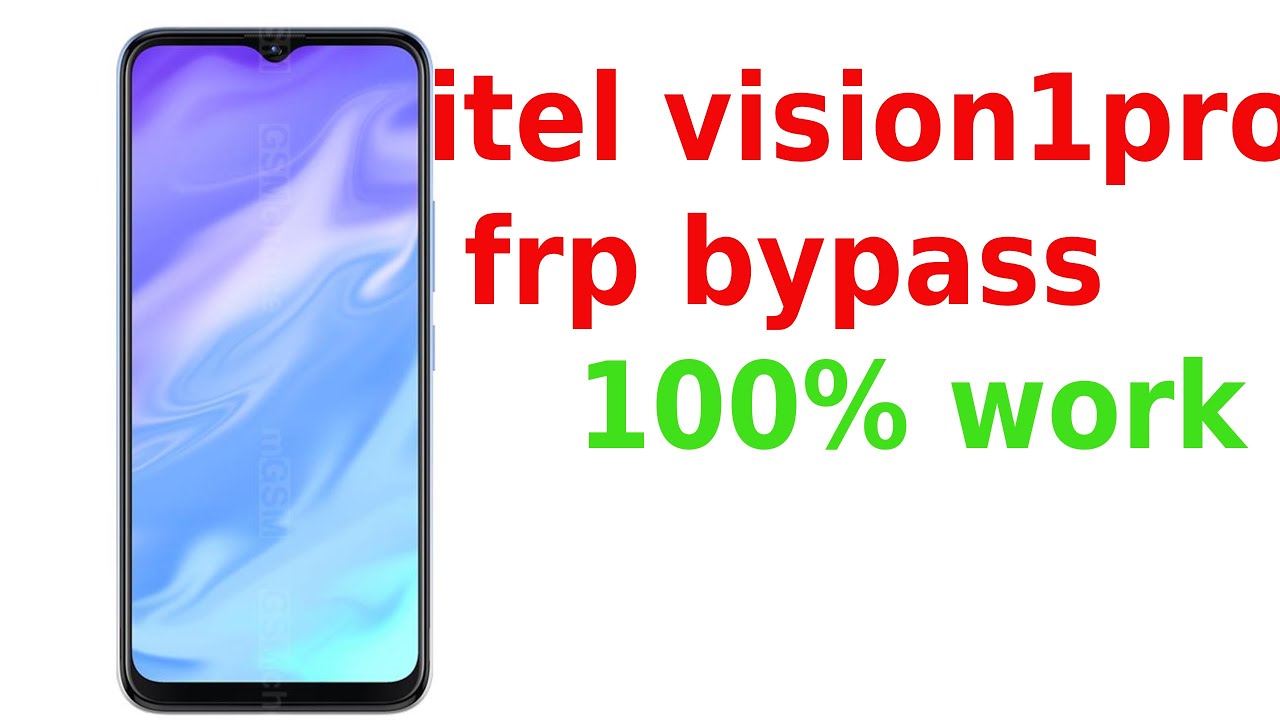 Itel Vision 1 Pro Frp Bypass / Itel Vision 1 Pro (L6502) Google Lock ...