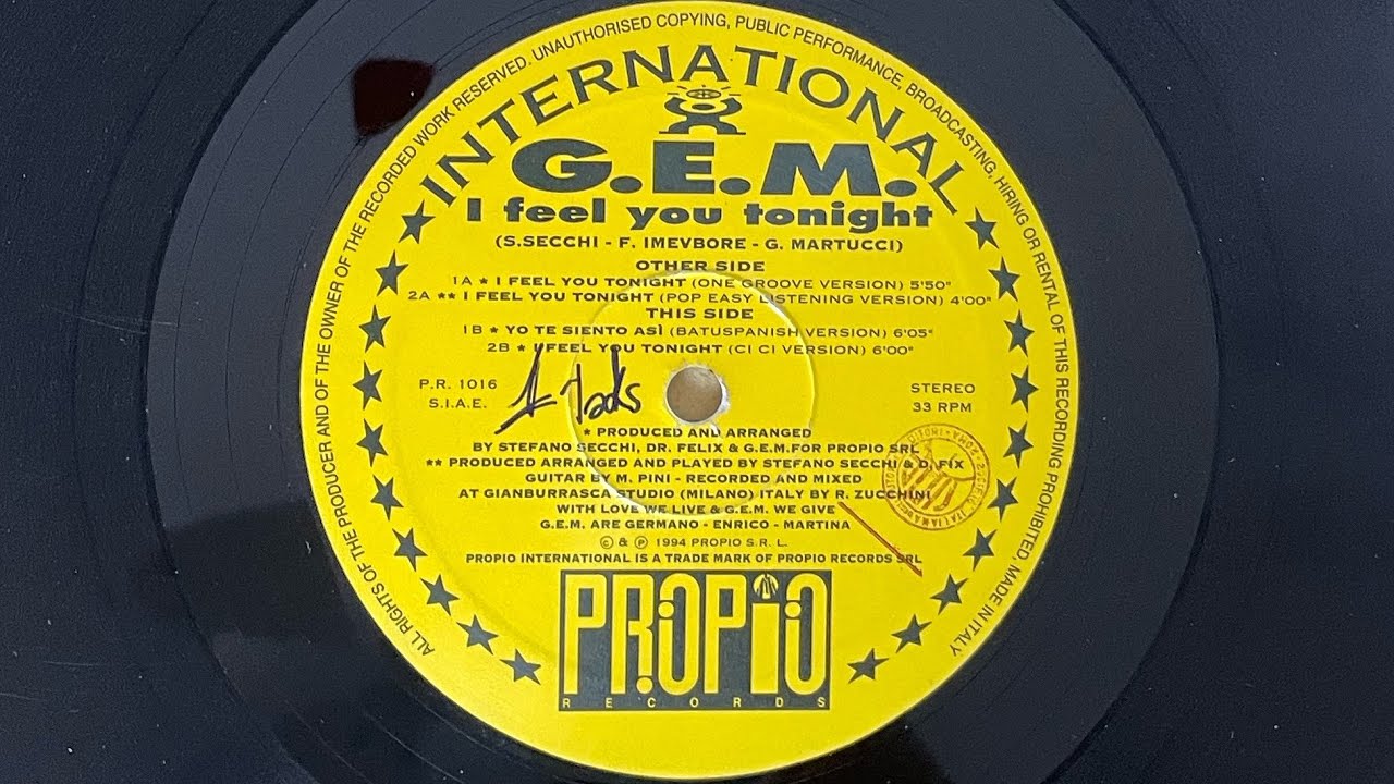 G.E.M “I feel you tonight” 1994 - YouTube