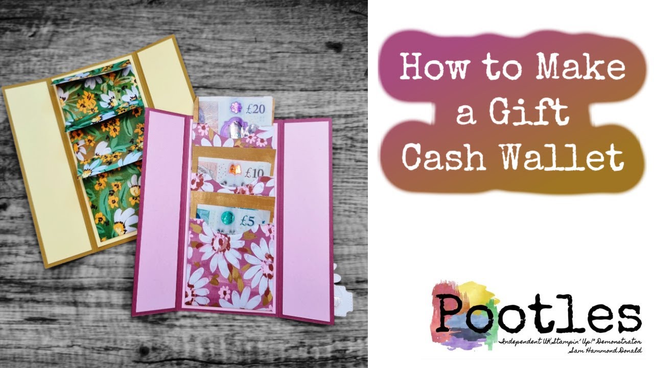 How to Make a DIY Cash Wallet: The Perfect Handmade Gift Idea! - YouTube