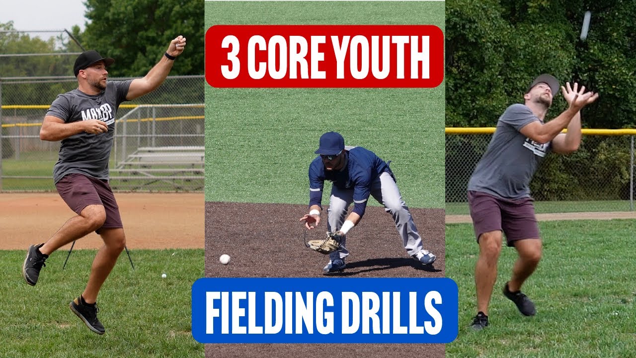 Three Fielding Drills For the MaxBP Pitching Machine - YouTube