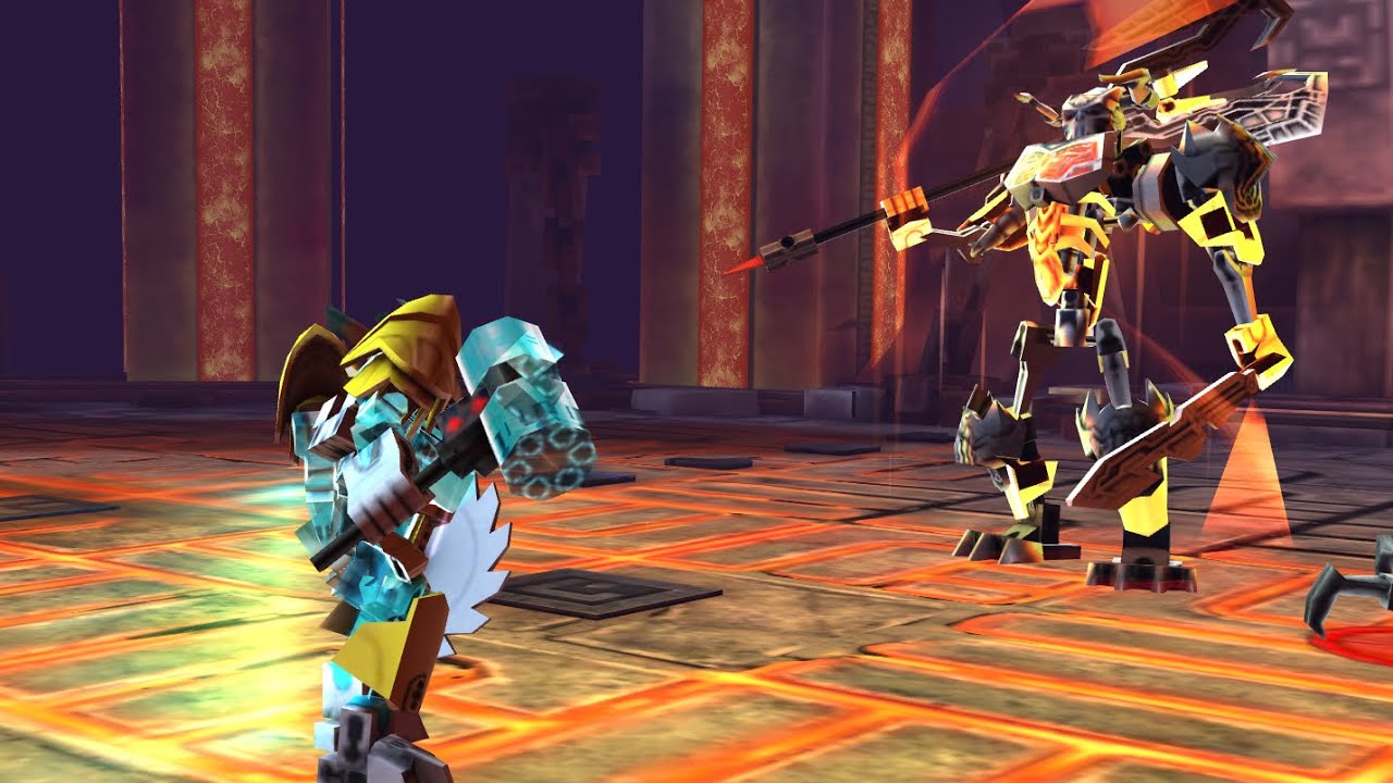 Lego Bionicle [MASK OF CREATION] : Ekimu vs Kulta but peaker - YouTube