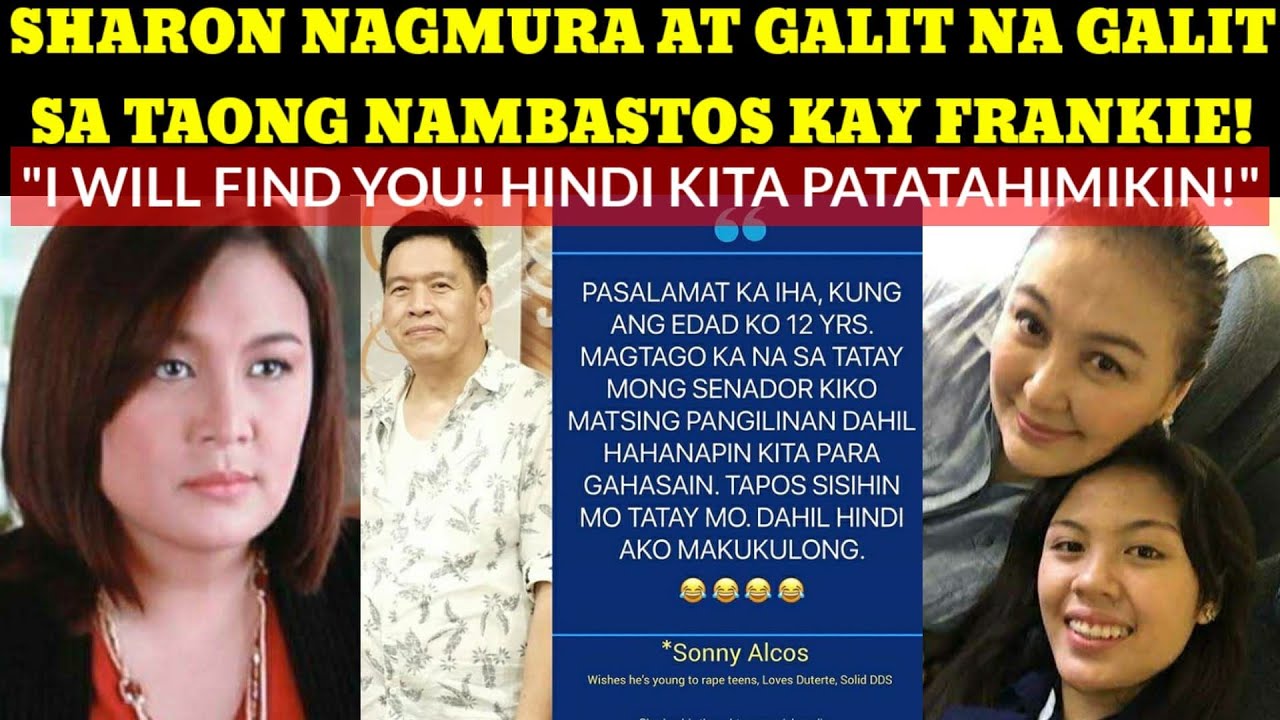 SHARON NAGMURA AT GALIT NA GALIT SA TAONG NAMBASTOS KAY FRANKIE - YouTube