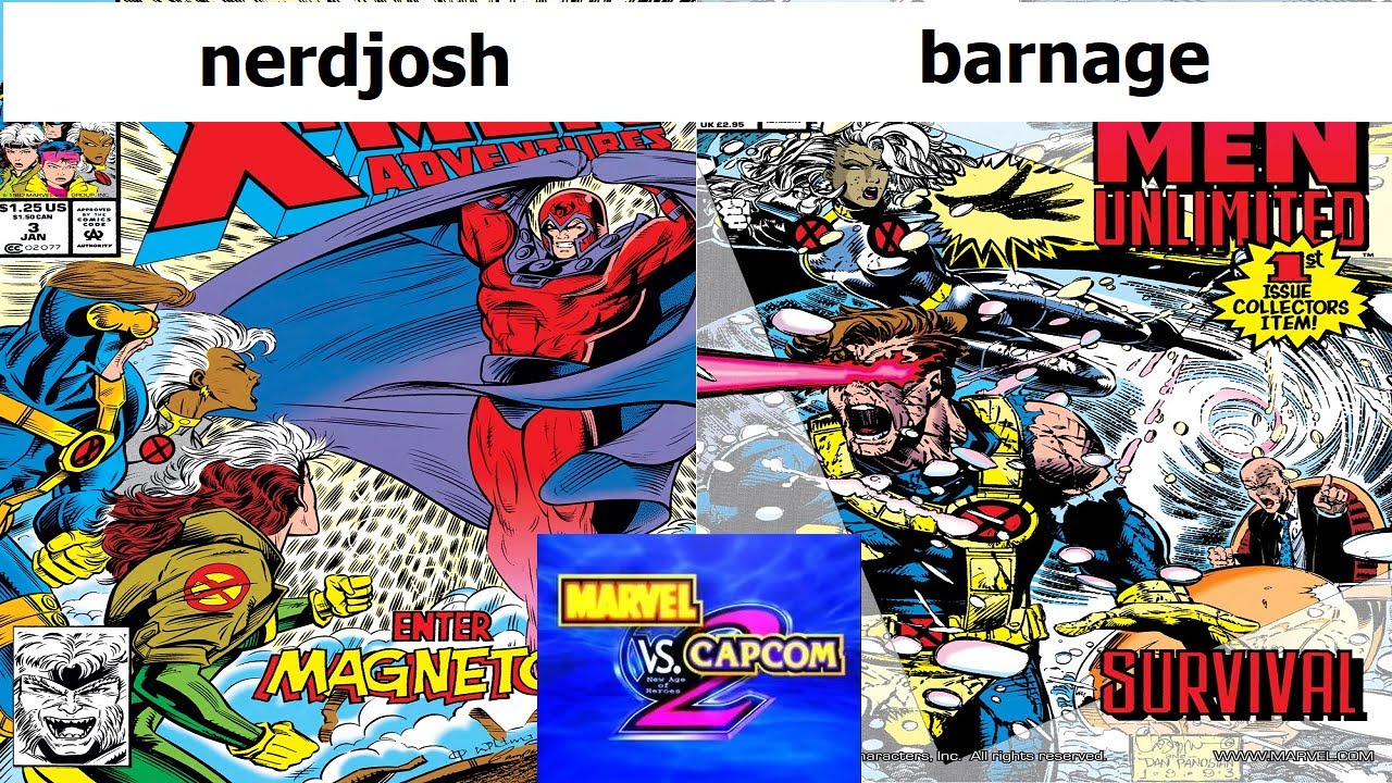 Marvel Vs Capcom 2 nerdjosh vs barnage - YouTube