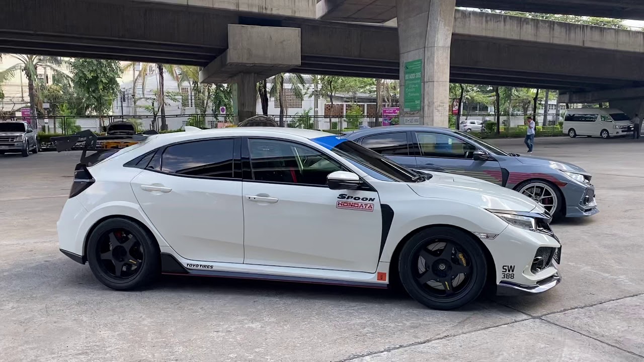 Spoon x Mugen Honda Civic FK in Thailand - YouTube