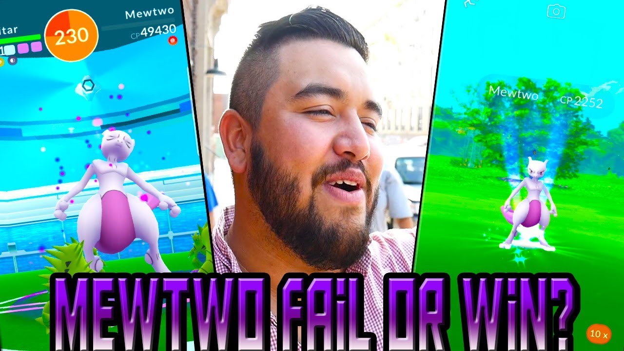 DID WE CATCH MEWTWO!? OUR FIRST MEWTWO EX RAID! MEWTWO RAID GAMEPLAY ...