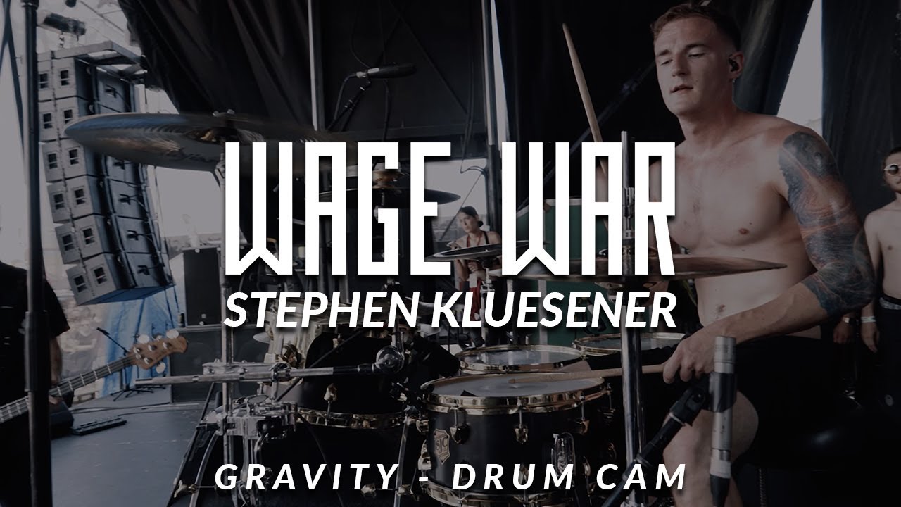 Stephen Kluesener of Wage War (Gravity - Drum Cam) - YouTube