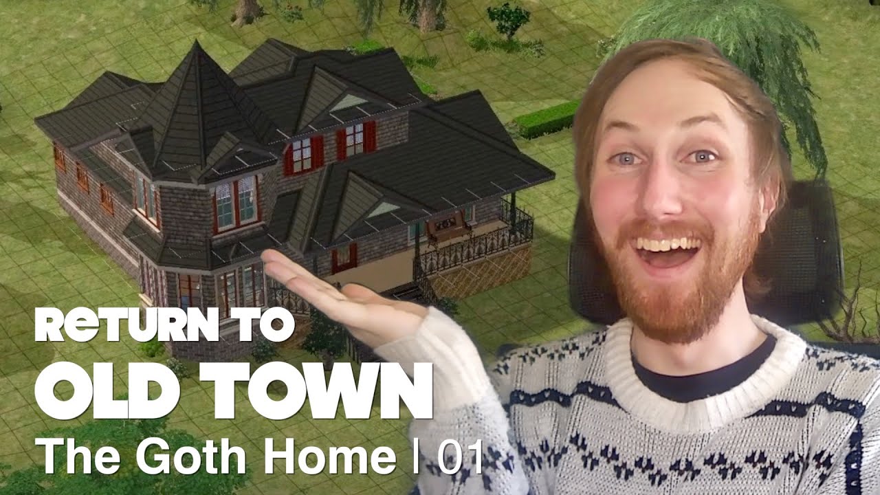 Rebuilding the Goth Home | The Sims 2: Return to Old Town 01 - YouTube