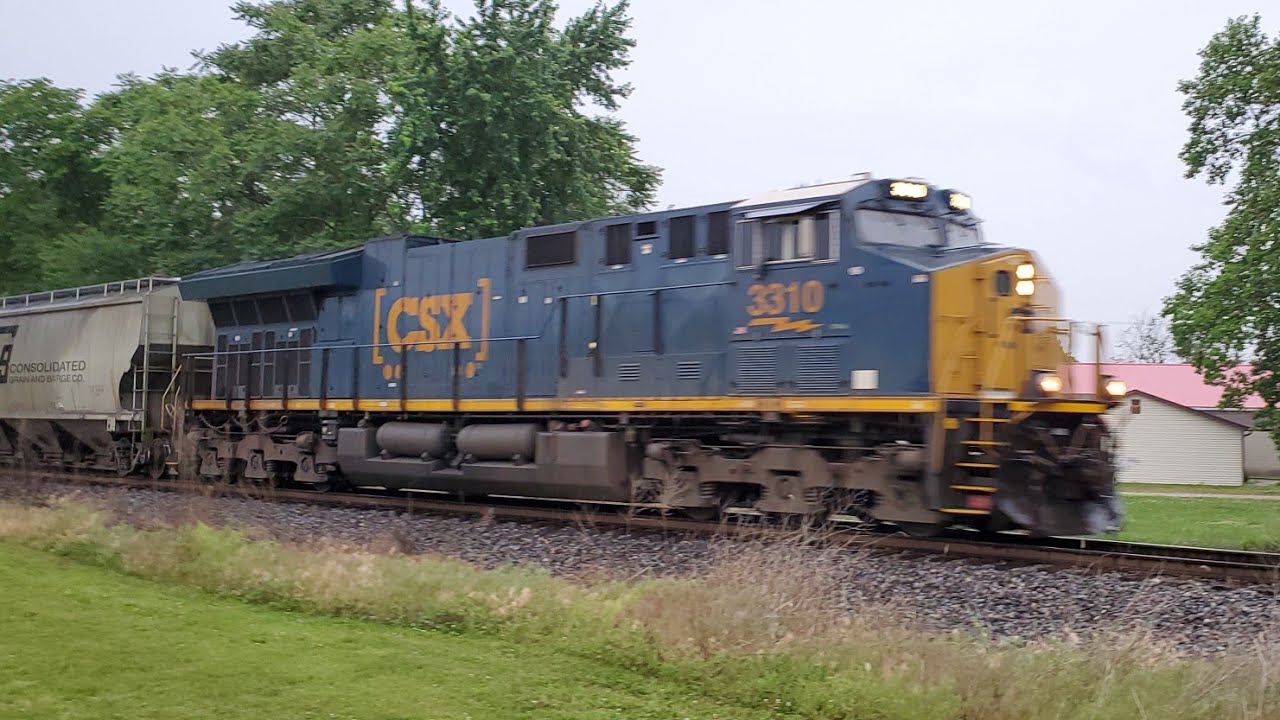 Nice K5LA on CSX 3310 Northbound Terre Haute, IN 5-27-21 - YouTube