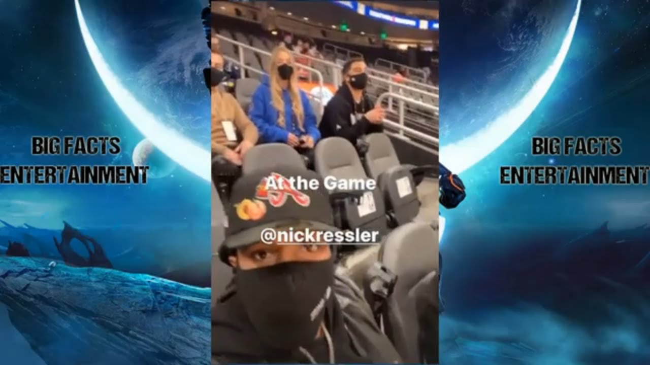 Migos Quavo At Atlanta Hawks Game Empty Arena - YouTube