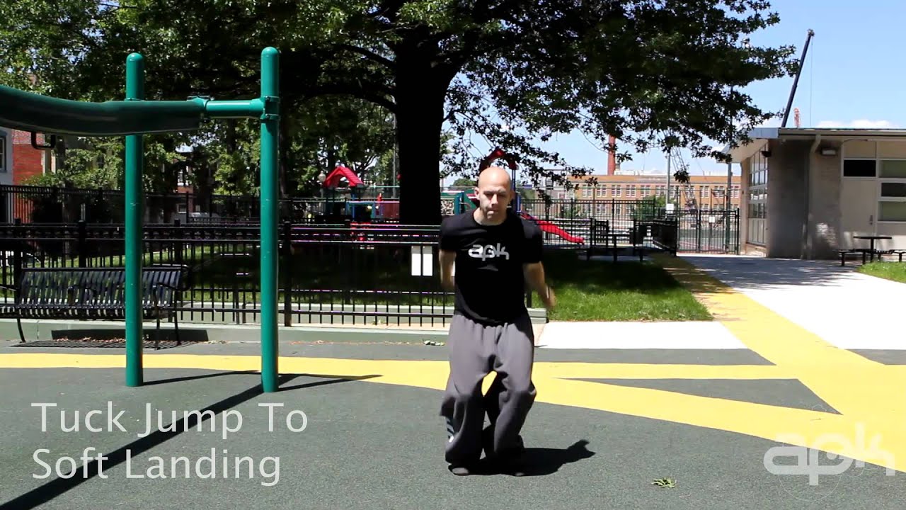 Tuck Jump/ Soft Landing- Parkour Training and Conditioning - YouTube
