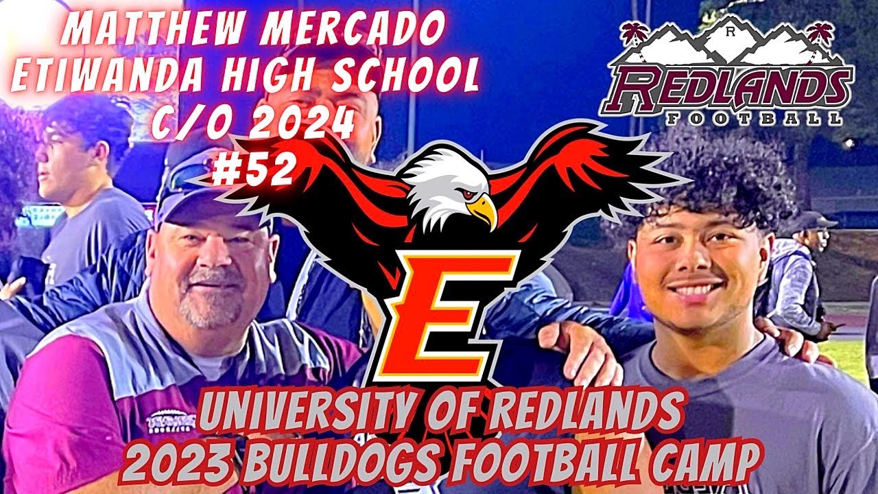 Matthew Mercado - 2023 Bulldogs Football Camp - University Of Redlands ...