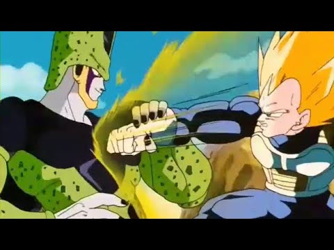 Dragon Ball Z Kai: Super Vegeta vs Perfect Cell part 1 [RE-SCORED ...