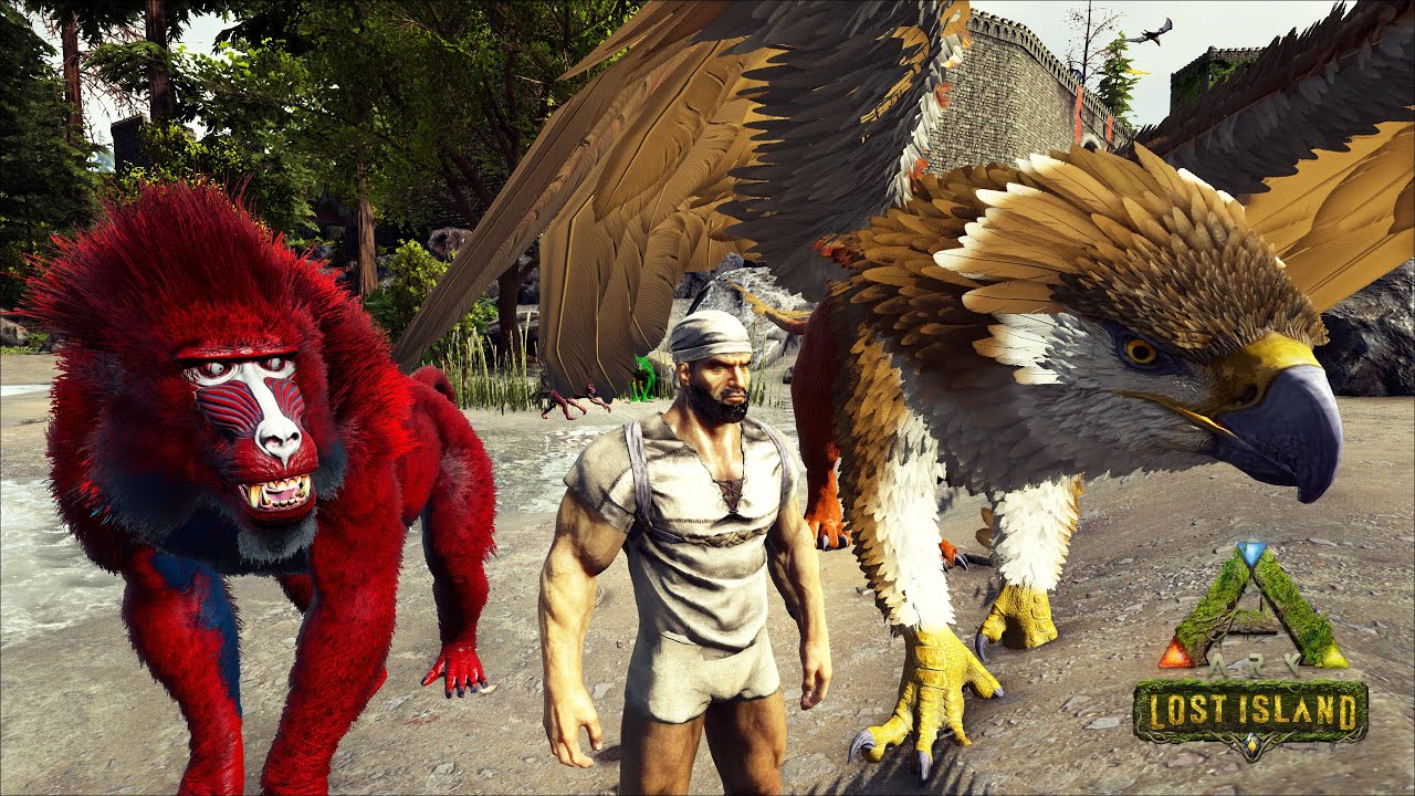 NUEVA SERIE ARK! TODOS LOS NUEVOS DINOSAURIOS Y EXPLORANDO EL MAPA LOST ...