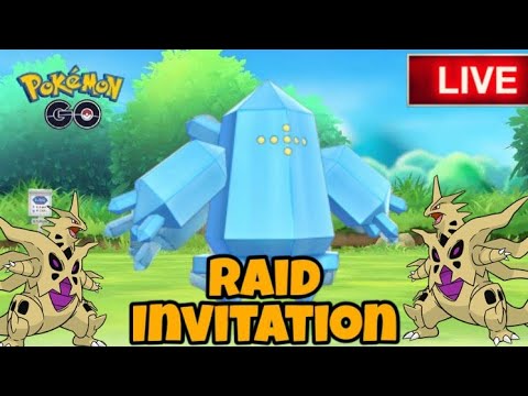 Regice & Mega Tyranitar Raid Invitation in #PokemonGo - YouTube