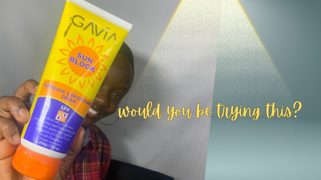 Gavia sunblock and Brightening cream review | sunscreen review - YouTube