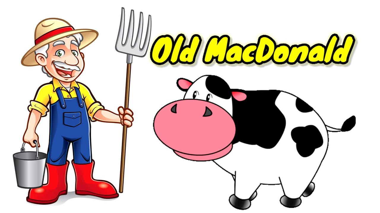 Old MacDonald had a farm, kids song & Nursery rhymes, kids video, poems ...