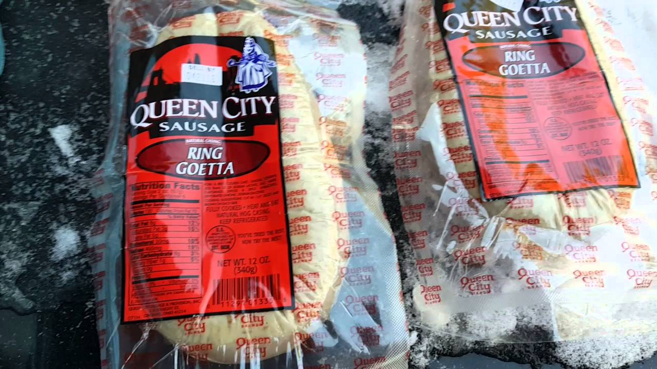 Goetta and eggs for dinner - YouTube