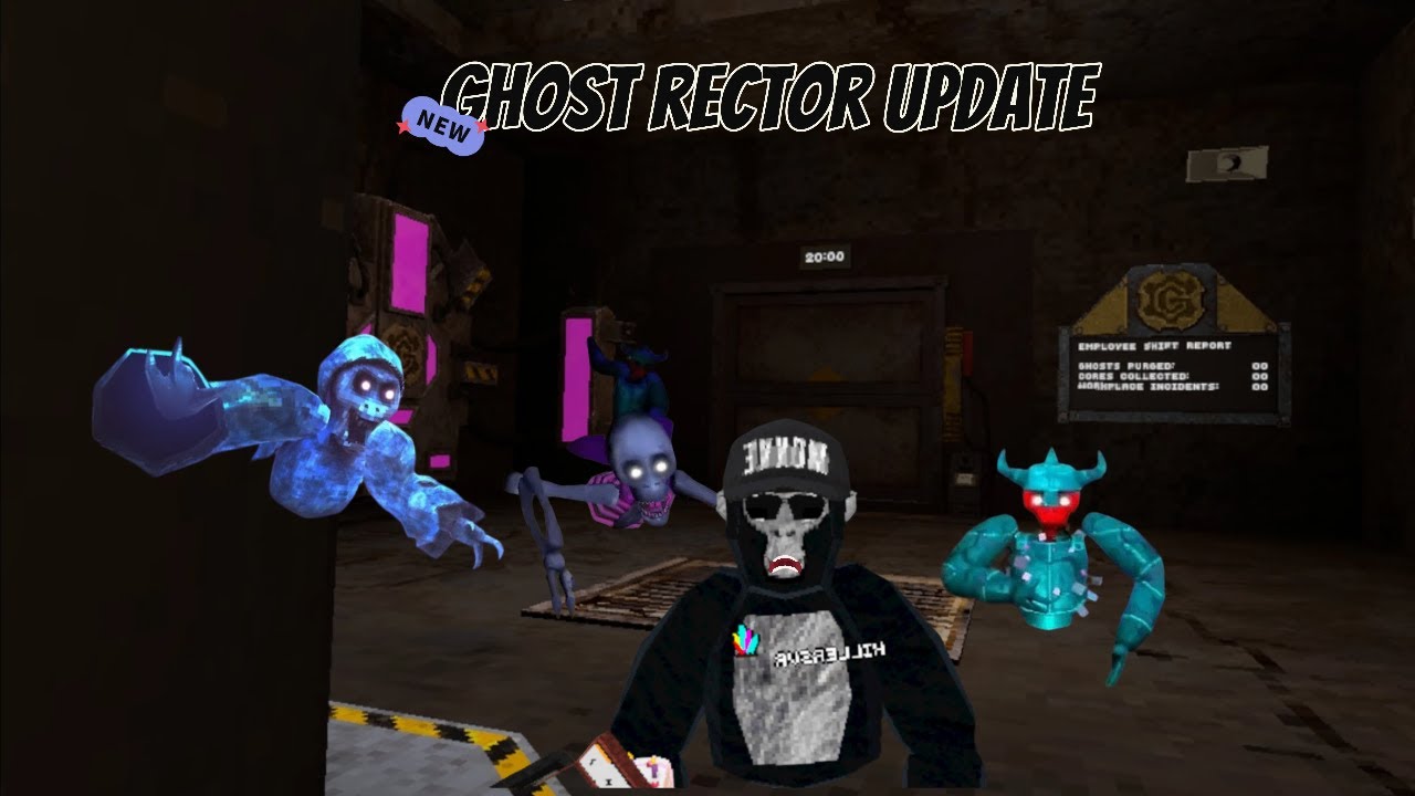 Gorilla tag is Scary now (ghost reactor update) - YouTube