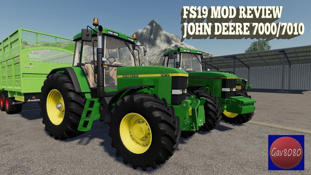 FS19 Mod Review - John Deere 7000/7010 Tractors - YouTube