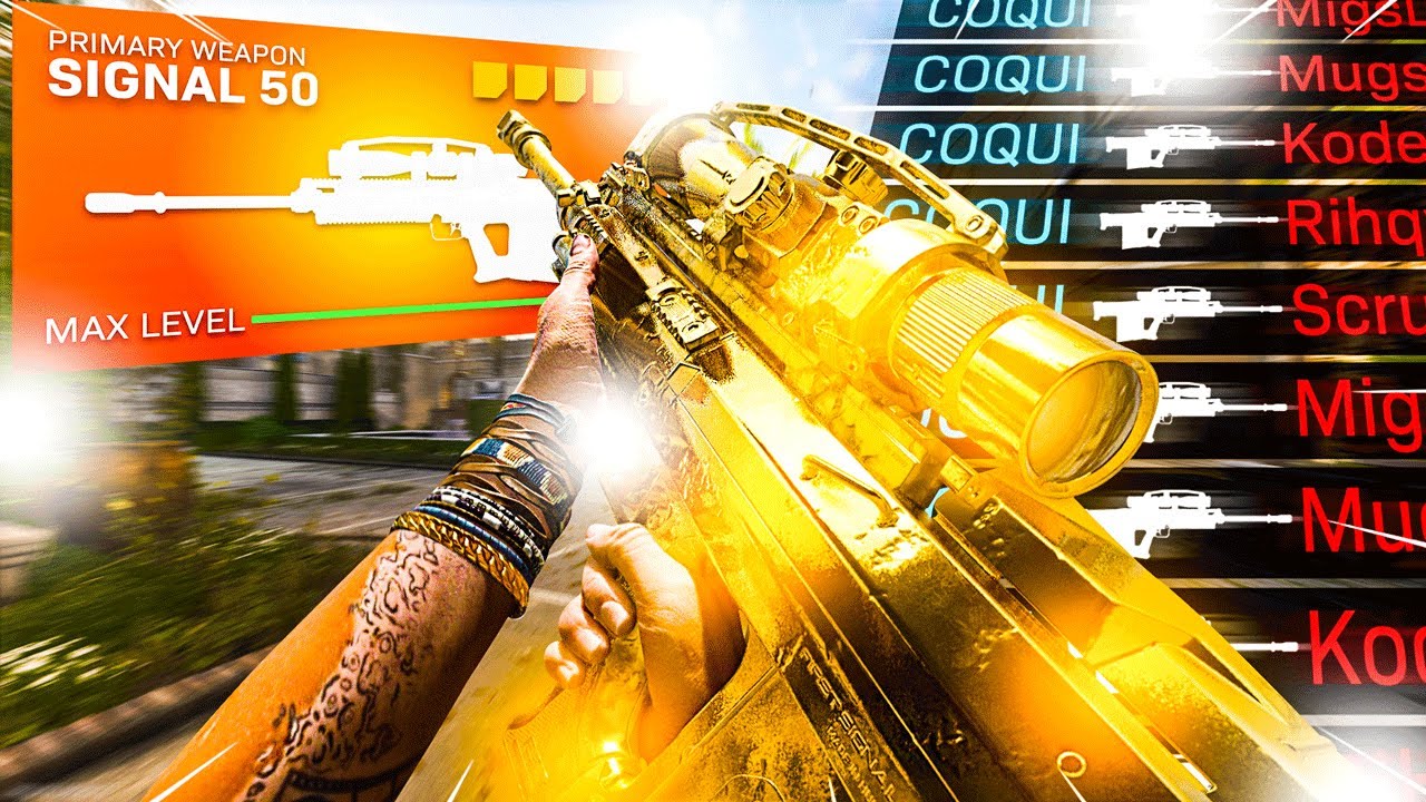 "NOW THE BEST SNIPER IN MODERN WARFARE 2!" 🤯 (Best Signal 50 Class ...
