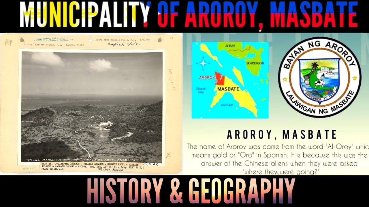 HISTORY & GEOGRAPHY - Municipality Of Aroroy, Masbate - YouTube
