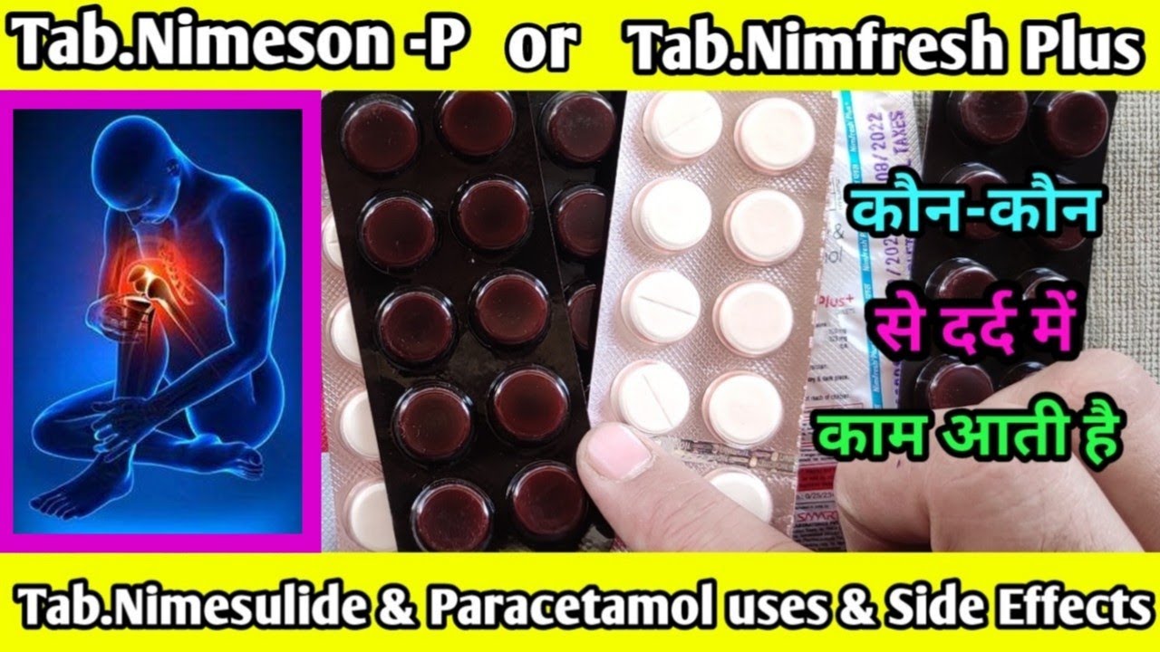 Nimeson p tablet|Nimfresh plus tablet|use & side effects in hindi - YouTube