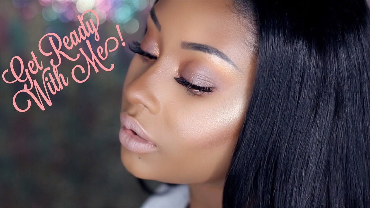 Get Ready with Me | Rose Gold Eyes + Greige Lips | Makeupd0ll - YouTube