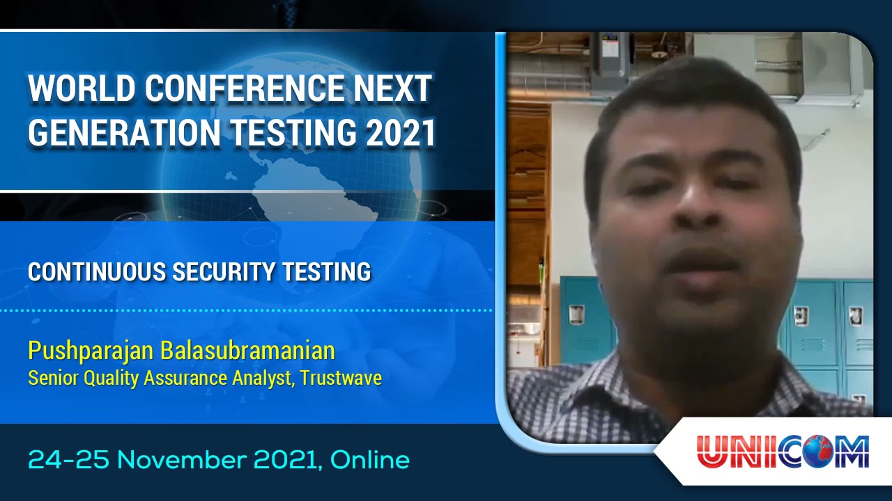 Pushparajan Balasubramanian speaking at WCNGT on 24-25 November 2021 ...