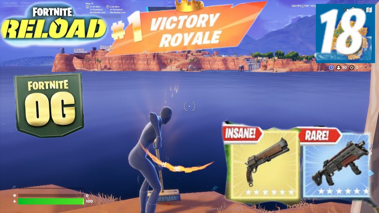 18 elimination wins Fortnite Ranked Reload unreal lobby #fortnite # ...